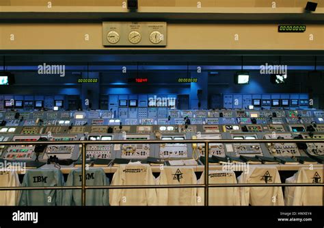Ground Control Kennedy Space Center Firing Room In The Launch Control