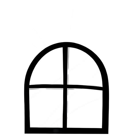 Open Window Black Line Vector Artwork Creative Fabrica