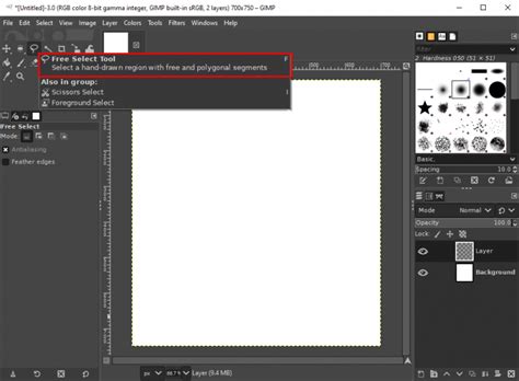 How To Make Shapes In Gimp