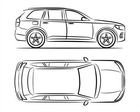 How To Draw A Simple Car Side View
