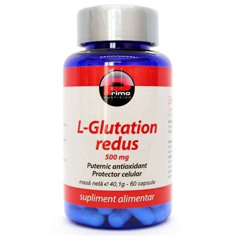 L Glutation Redus 500 Mg 60 Capsule Primo Nutrition