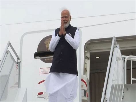 Pm Modi Leaves For Washington Dc To Receive Ceremonial Welcome At