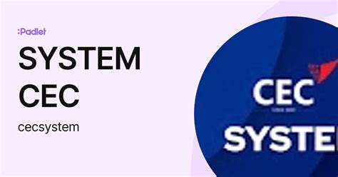 System Cec Cecsystem Profile Padlet