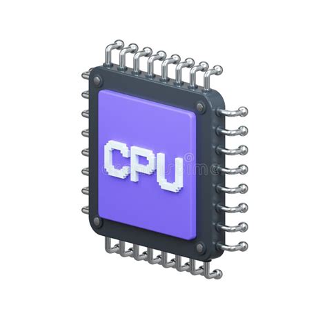 3d Cpu Icon Stock Illustrations 4510 3d Cpu Icon Stock Illustrations