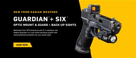 First Look Radian Weapons Optics Mount And Back Up Sights The Guardian