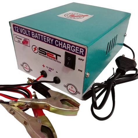 Set Car 12 Volt Battery Charger 5 Ampere Simple Model At Best Price
