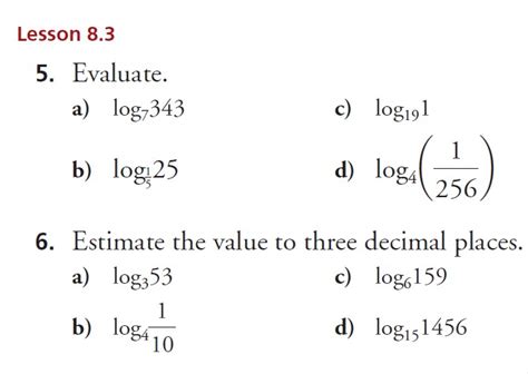 Solved Evaluate A Log C Log B Log D Chegg