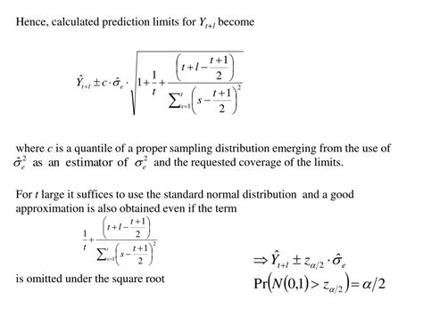 Ppt Forecasting Prediction Limits Powerpoint Presentation Free Download Id5394126