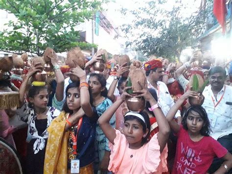 गूंजे तेजाजी के जयकारे दिखी राजस्थानी संस्कृति की झलक कलशय़ात्रा से