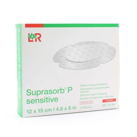 Landr Suprasorb P Sensitive 12x15cm 10 Pièces