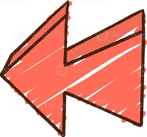 Pointing Arrow Chalk Drawing 44934123 Png