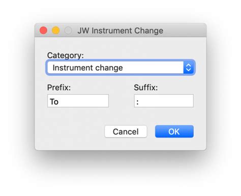 JW Instrument Change Notation Central JW Instrument Change Notation Central