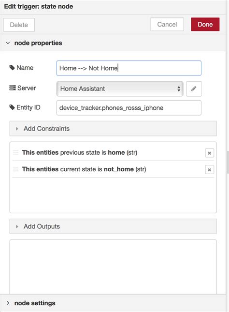 Event Trigger State From Tohelp Needed Node Red Home