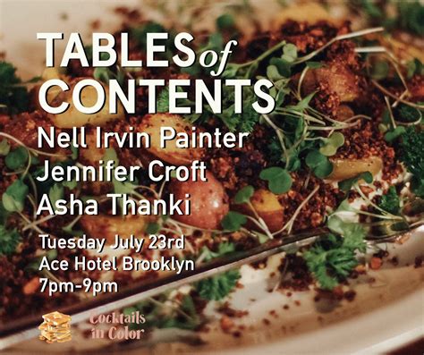 Join Us For Toc Reading Series Thanki Croft Painter Tables Of