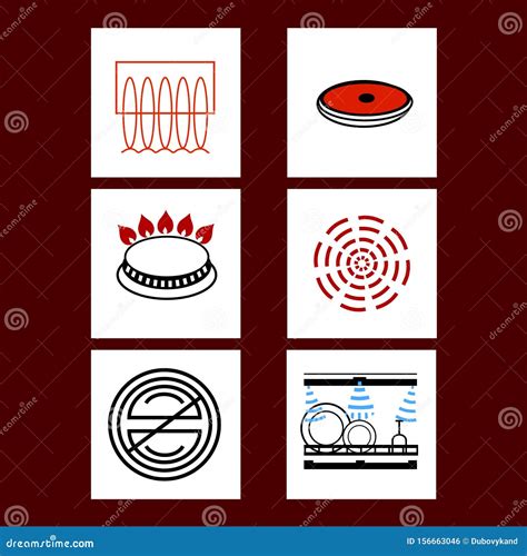 Induction Cooker Icon Vector Illustration | CartoonDealer.com #229383132
