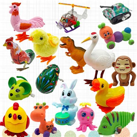 เด็กสมจริงพลาสติก Bouncing Clockwork ของเล่นกบ Chick ตกแต่งสําหรับสัตว์