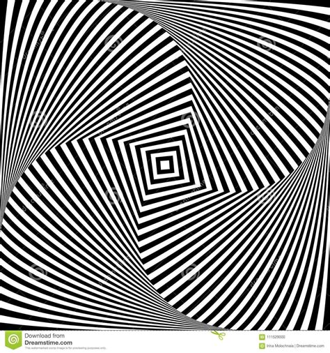 Black And White Square Illusions