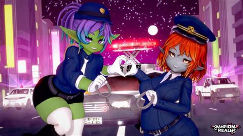 Rule 34 2girls 3d Big Breasts Champion Of Realms Female Goblin Goblin