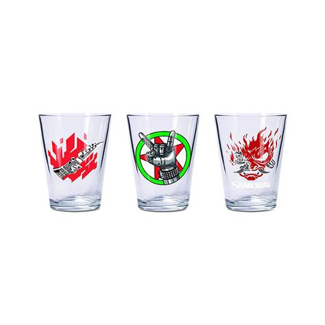 Cyberpunk 2077 Symbol Shots Glass Set Elbenwald