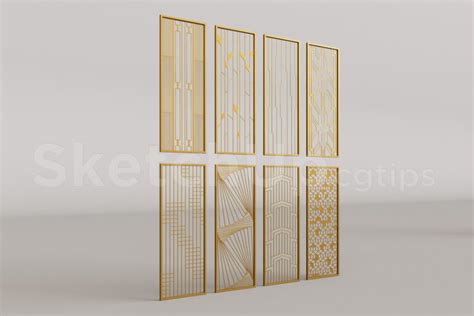 11386 Free Sketchup Cnc Wall Model Download