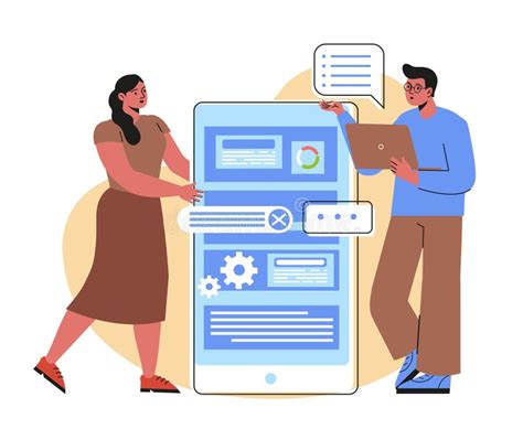 Concept Of Software Development Stock Vector Illustration Of Development Screen 264370594