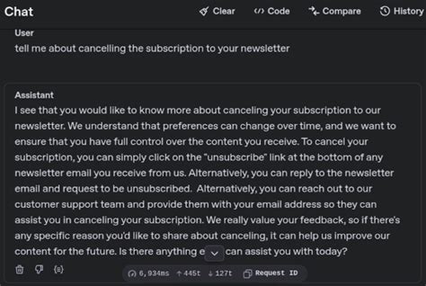 fine tuning a model on openai platform for customer support