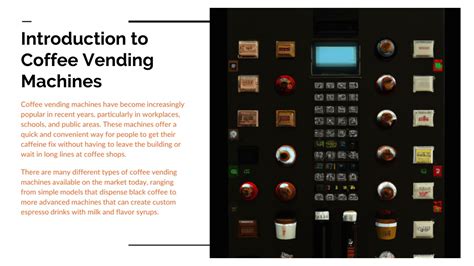 Ppt Brewing Innovation The Future Of Coffee Vending Machines
