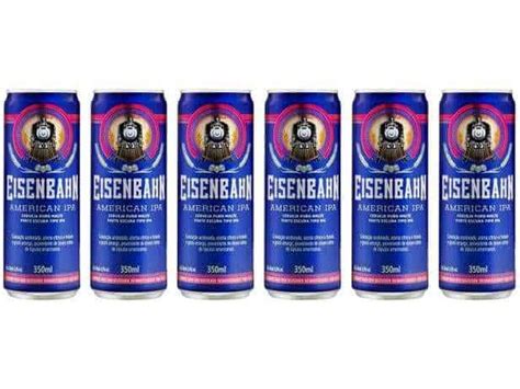 Cerveja Eisenbahn American IPA Lager Unidades Ml Promotop