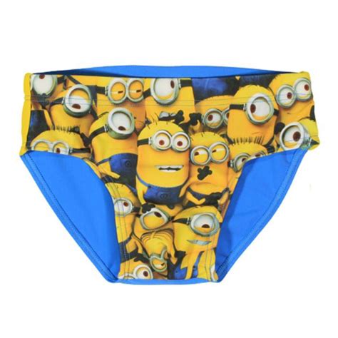 Many Minions Blue Swimming Trunks Minion Shop