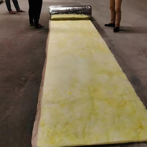 25mm Glass Wool Blanket High Density Glasswool Roll Insulation Basalt Rock Wool And Heat