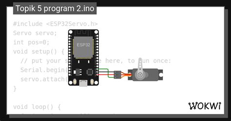 Topik 5 Program O Wokwi Esp32 Stm32 Arduino Simulator