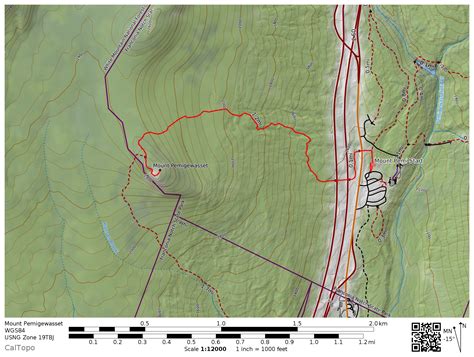 Mount Pemigewasset Map By Effortless Adventure Llc Avenza Maps