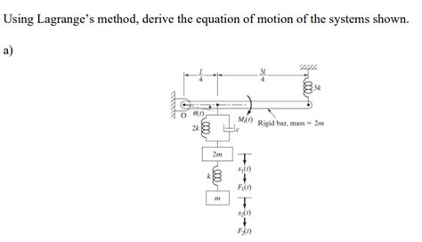 solved using lagrange s method derive the equation of