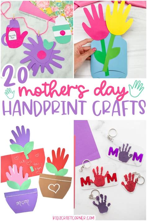 20 Heartwarming Mother S Day Handprint Crafts In 2024 Mothers Day
