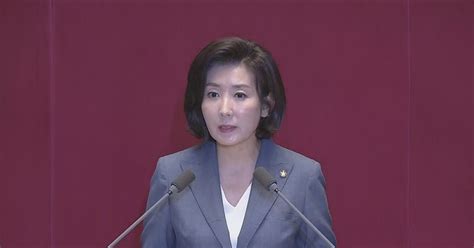 나경원 교섭단체 대표연설키워드는 잃어버린 2년 반