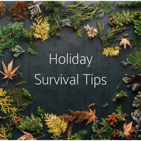 Holiday Survival Tips Keriann Long Lmft Therapy In Santa Barbara