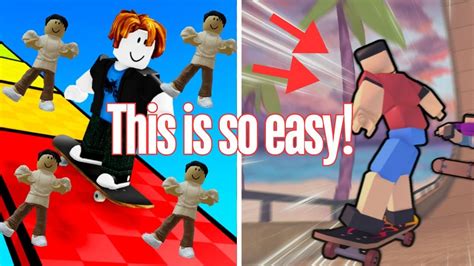 Skateboard Obby Roblox Gameplay Walktrough Youtube
