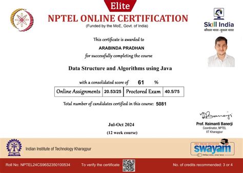 arabinda pradhan on linkedin java dsa nptel datastructureusingjava