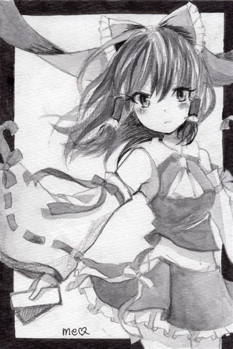 Safebooru 1girl Ascot Border Bow Breasts Closed Eyes Collared Shirt