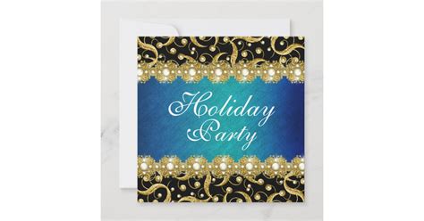 Elegant Holiday Party Year End Function Invitation Zazzle