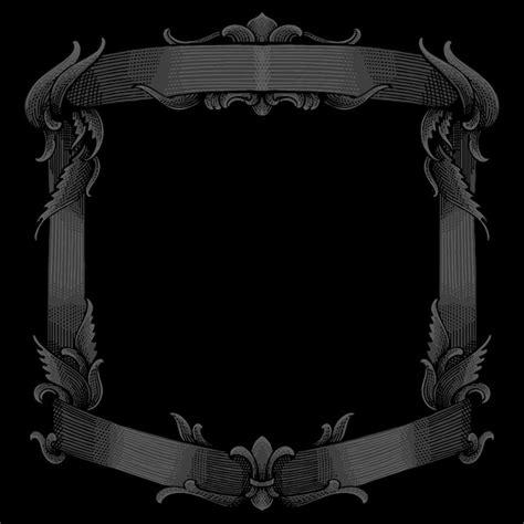 Premium Vector Vector Mirror Frame With Classic Style