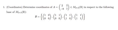Solved Coordinates Determine Coordinates Of Chegg