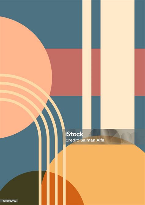 현대 미니멀 한 추상적 인 미적 보헤미안 포스터 일러스트 보헤미안 스타일의 벽 장식 현대 예술 포스터 트렌디 한 중반 세기 예술 보헤미안 홈 장식 벽 예술 0명에 대한 스톡