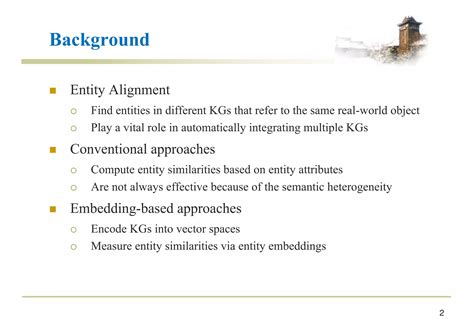 Bootstrapping Entity Alignment With Knowledge Graph Embedding Ppt Free Download