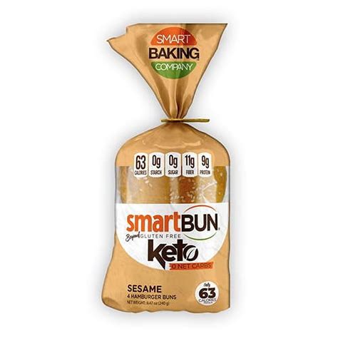 Keto Hamburger Buns Low Carb Bread Zero Net Carbs Gluten Free 4