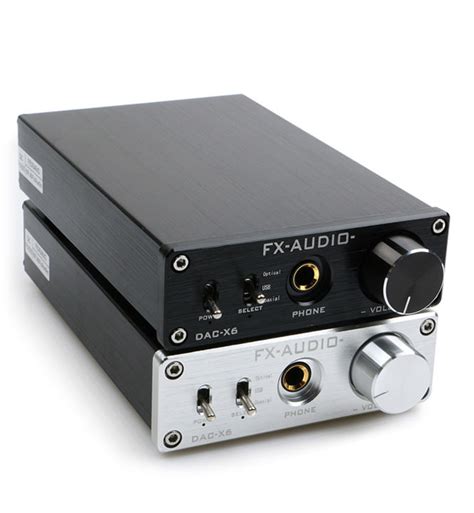 Fx Audio Dac X6 Audio Decoding Headphone Amplifier Tpa6120a2 Opa2134