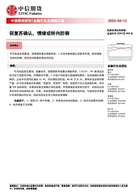 2023 04 12 姜沁、张菁、康遵禹、程小庆 中信期货 李