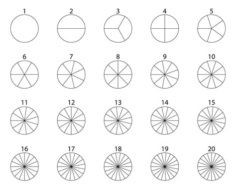 Set Of Segmented Circles Vector Art At Vecteezy