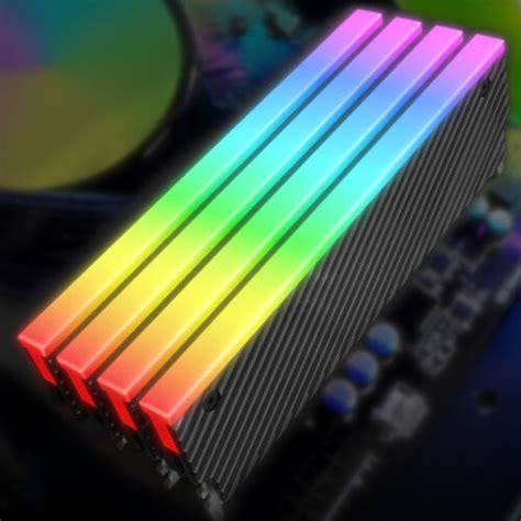 5V 3PIN ARGB RAM Heatsink Radiator Cooler For DDR2 DDR3 DDR4 DDR5 Black