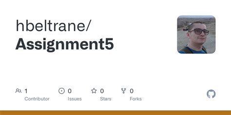 github hbeltrane assignment5